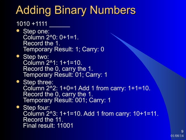 Binary numbers | PPT