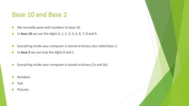 Binary numbers | PPT