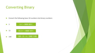 Binary numbers | PPTX