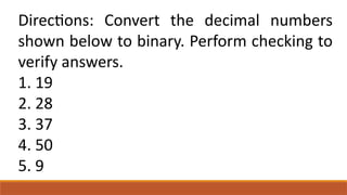 BINARY NUMBERS IN ELECTRONICS AND ROBOTICS.pptx