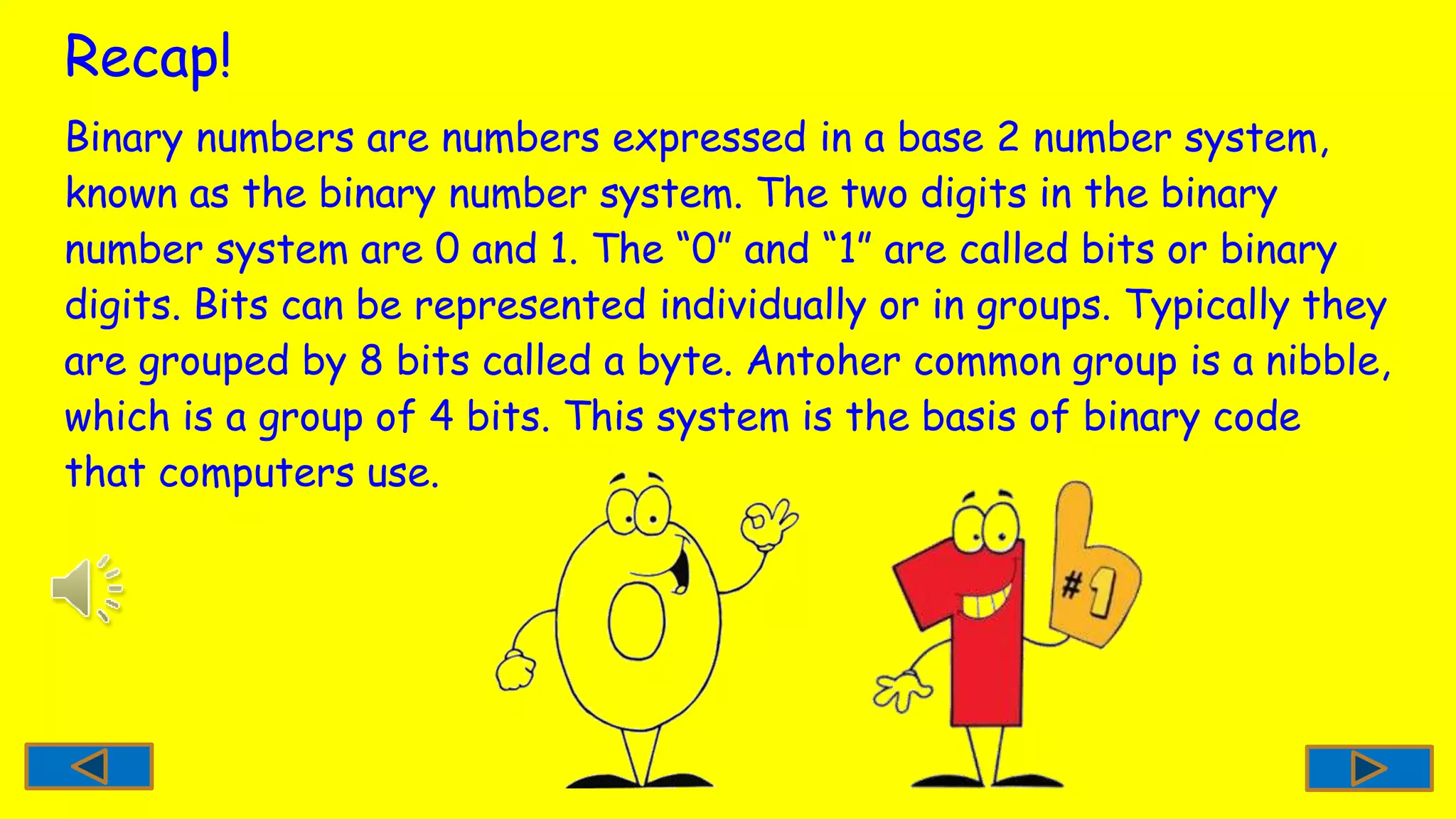Binary Numbers | PPTX