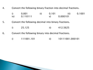 Binary number system | PPTX
