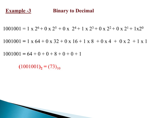Binary number system | PPTX | Technology & Computing