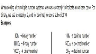Binary number system (part 1) | PPTX
