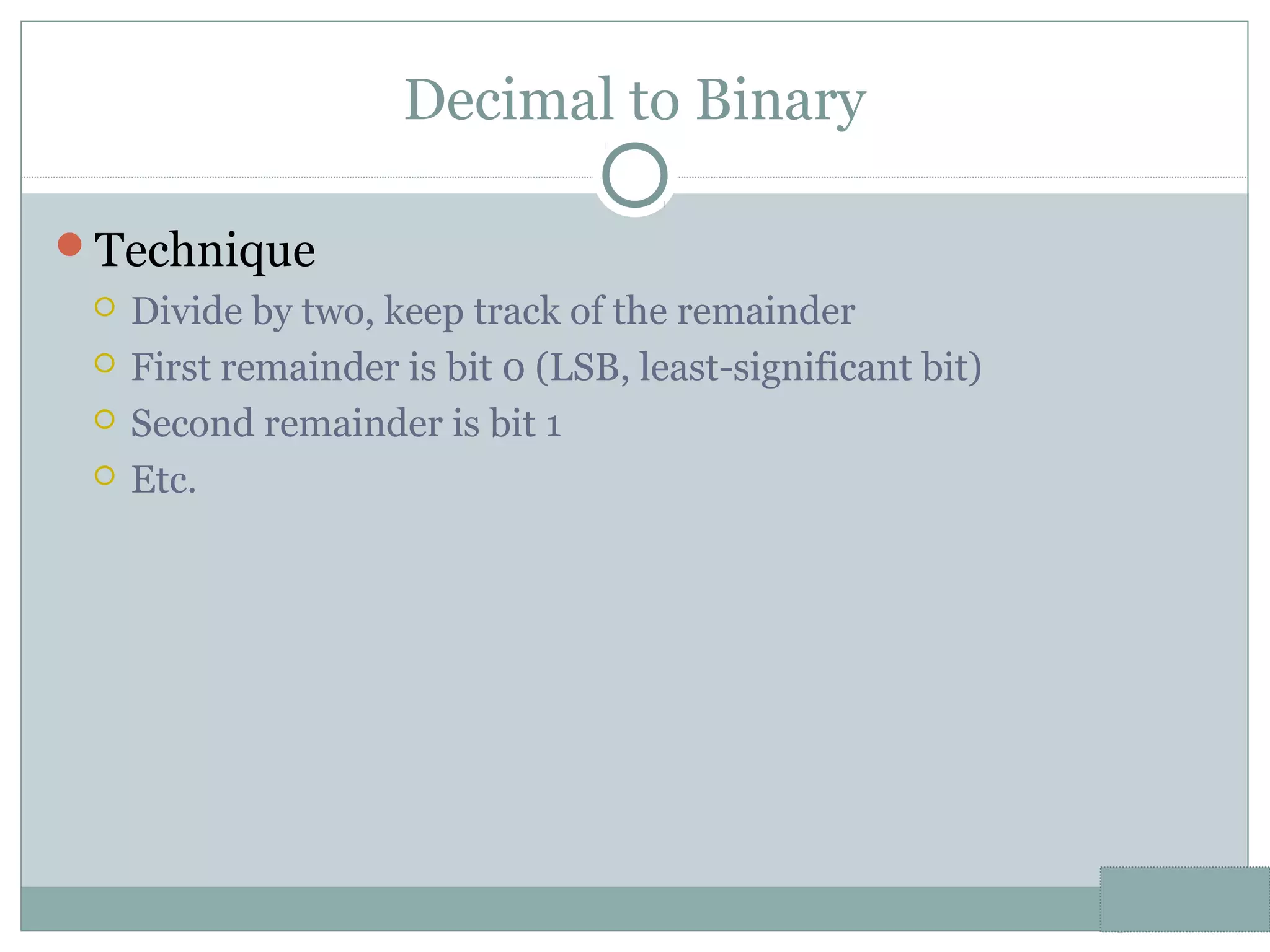 Binary number systems | PPT