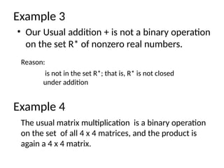 BINARY OPERATION-1.pptxsjdfjsjsjwxkssjfks | PPT