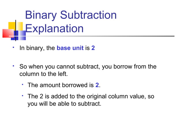 Binary operations | PPT