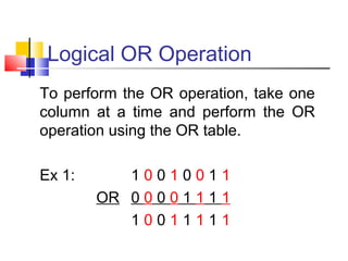 Binary operations | PPT