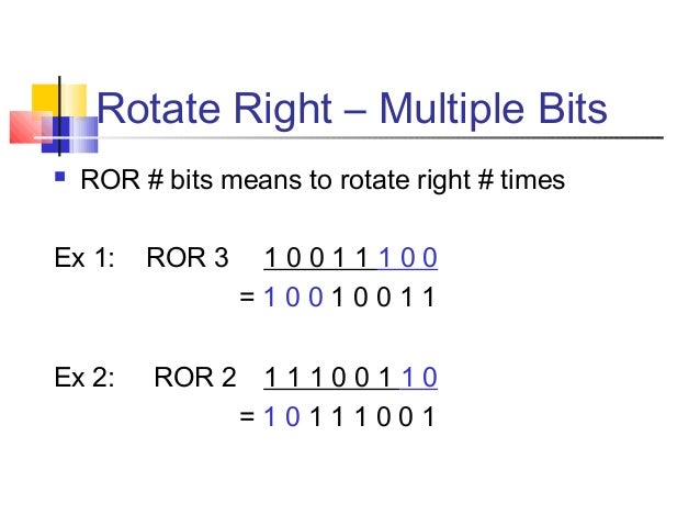 Binary operations