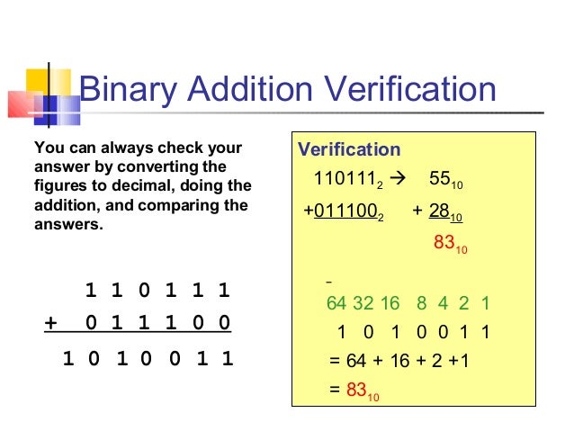 Binary operations
