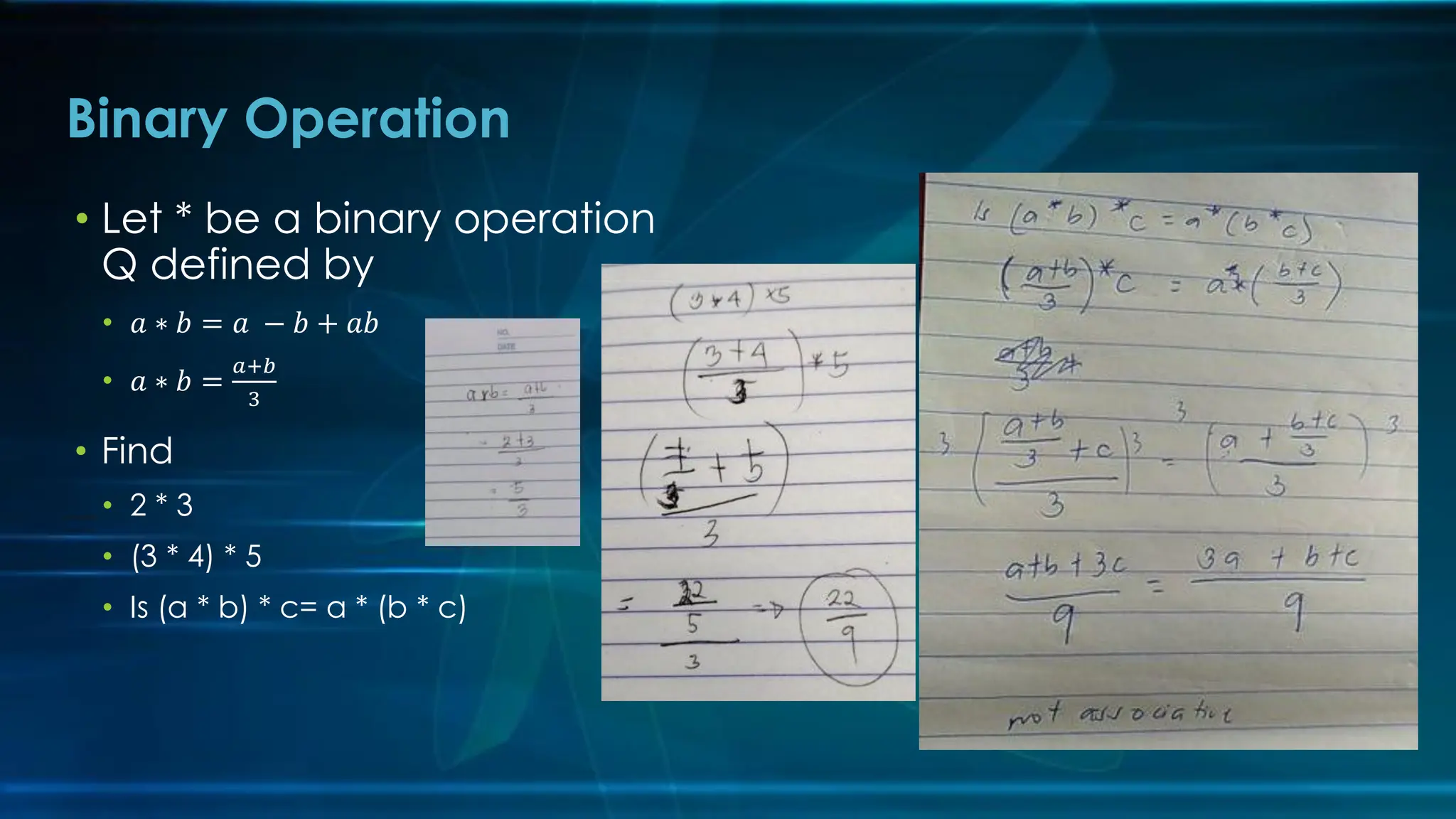 Binary Operations and elementary examples | PDF