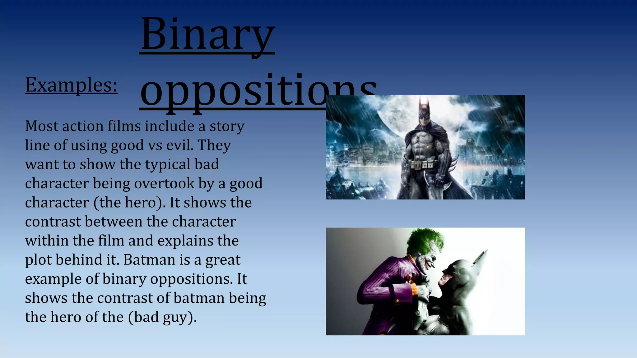 Binary oppositions | PPTX
