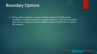 Binary Option beginner | PPT