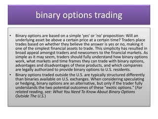 Binary options trading | PPT