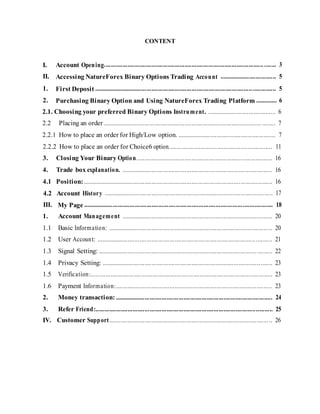 Binary option trading | DOCX