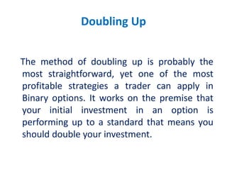 Binary Option Trading Education | PPT