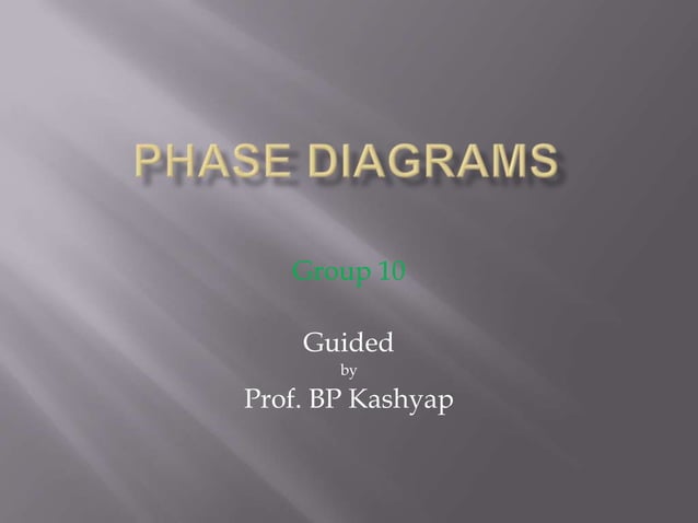 Binary phase diagrams | PPTX
