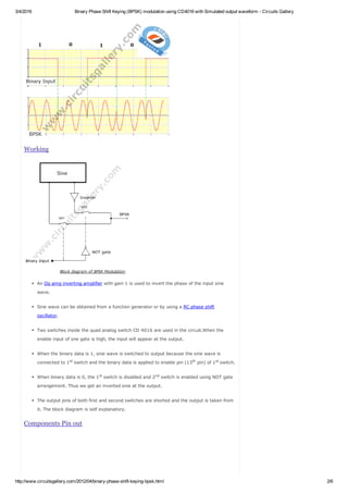 Binary phase shift keying (bpsk) | PDF