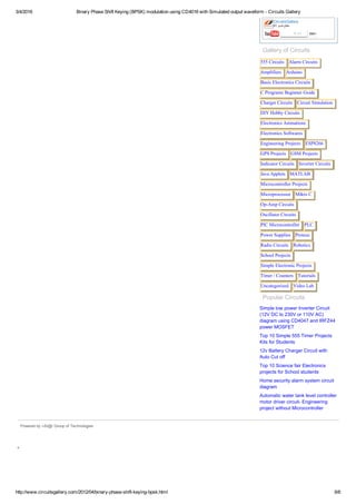 Binary phase shift keying (bpsk) | PDF