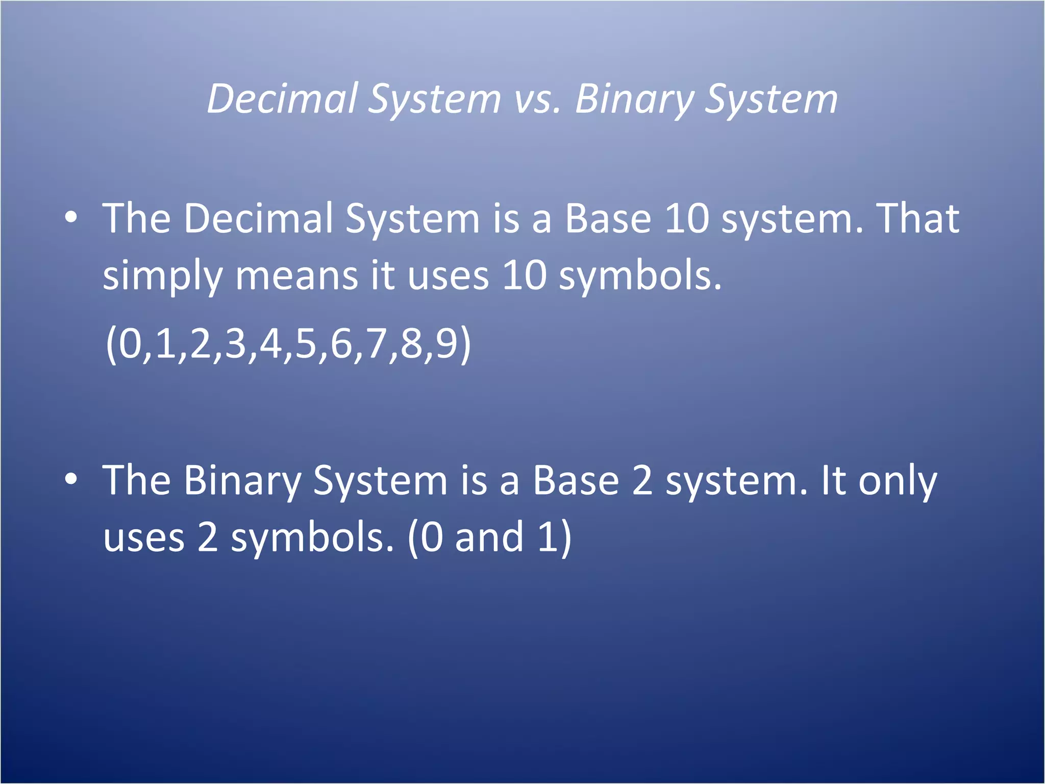Binary ppt tr | PPT