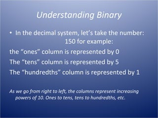 Binary ppt tr | PPT | Technology & Computing