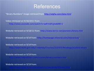 Binary ppt tr | PPT | Technology & Computing