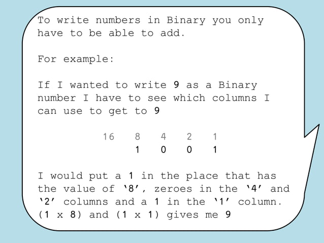 Binary presentation | PPTX | Technology & Computing