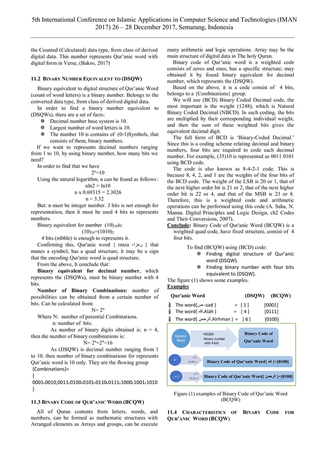 Binary Quran code Dr. Khaled Bakro | PDF
