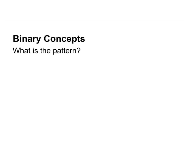 Binary Concepts Review | PPT