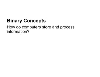 Binary Concepts Review | PPT