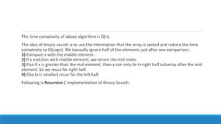 Binary search | PPTX