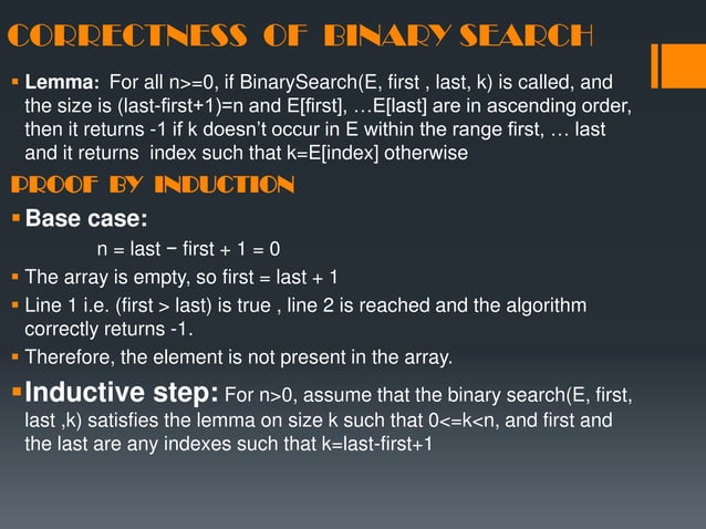 Binary Search Design And Analysis Of Algorithms Ppt