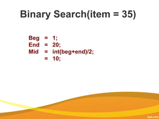 Binary search | PPT