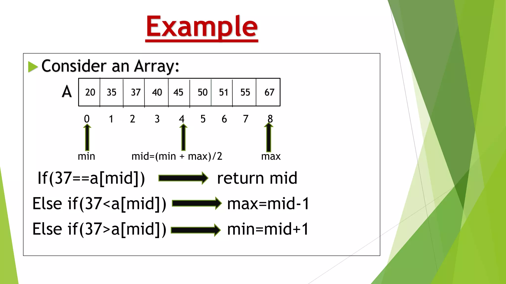 Binary search | PPT
