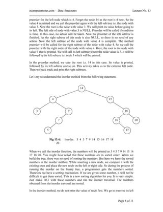 computer notes - Binary search tree | PDF