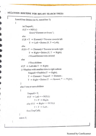 Binary search tree | PDF