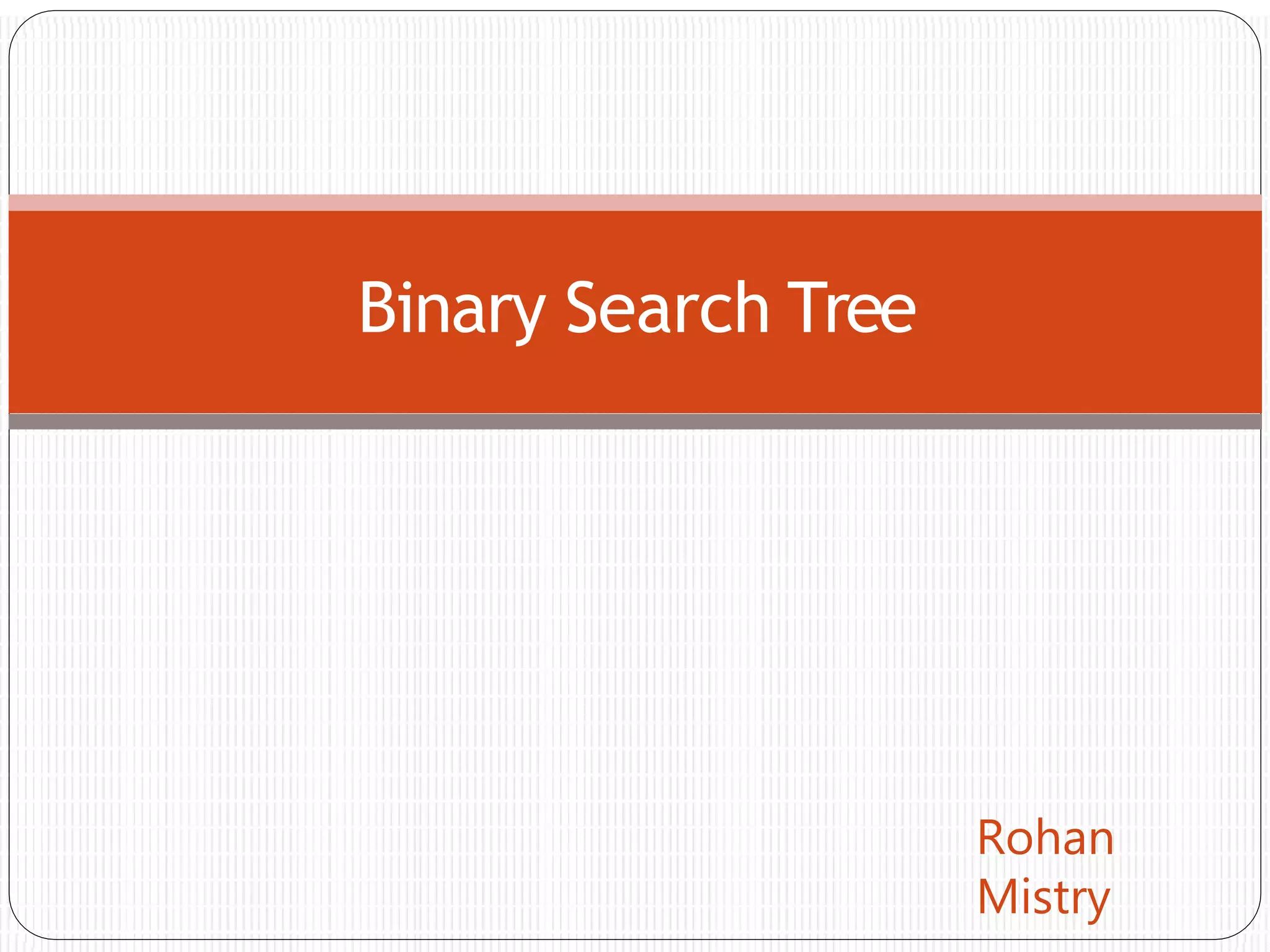 Binary Search Treepptx