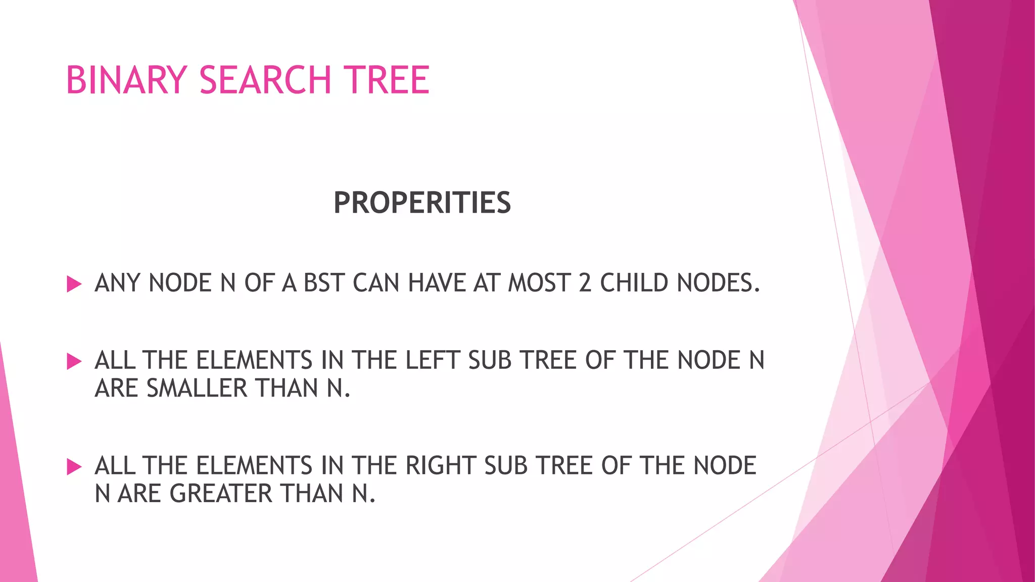 Binary search tree deletion | PPTX
