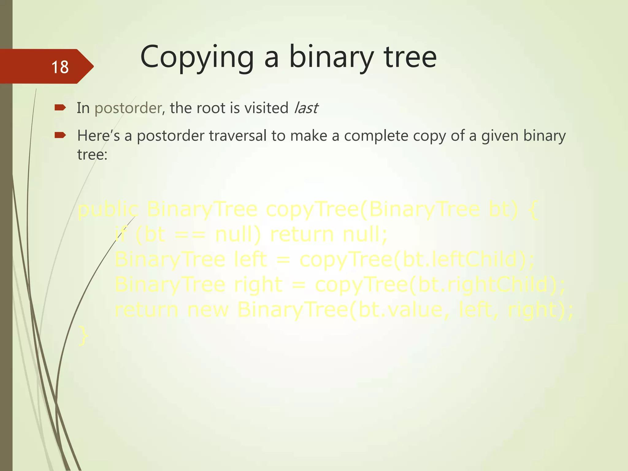 Binary Search Tree Traversal.ppt | Programming Languages | Computing