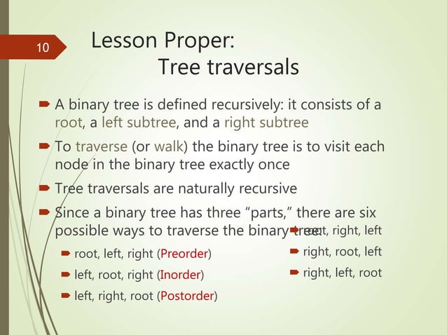 Binary Search Tree Traversal.ppt | Programming Languages | Computing