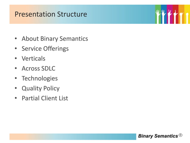 Binary Semantics Limited Corporate Overview | PPT