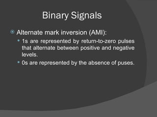 Binary signal, Uni-polar, | PPT