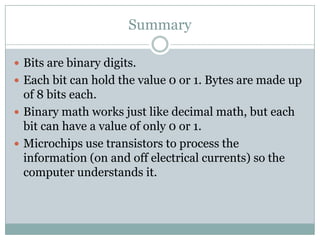 Binary Slides | PPTX