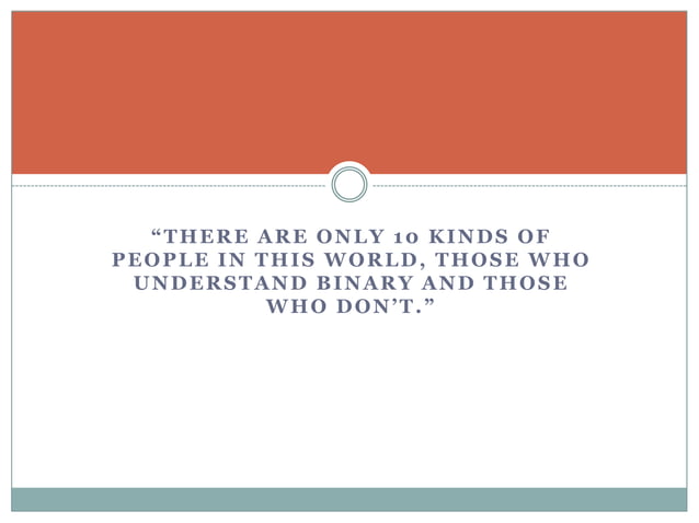 Binary Slides | PPTX