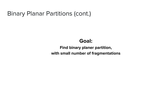 Binary Space Partition Ppt 