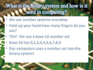Binary Number System | PPTX
