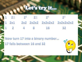 Mrs. Noland's Binary System ppt | PPTX | Technology & Computing