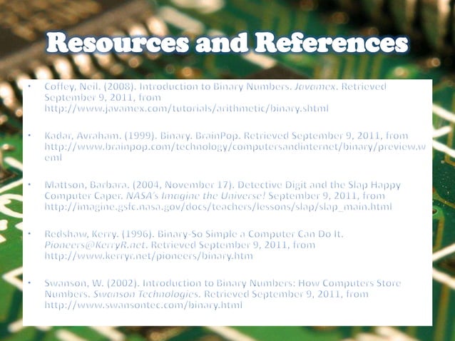 Mrs. Noland's Binary System ppt | PPTX | Technology & Computing
