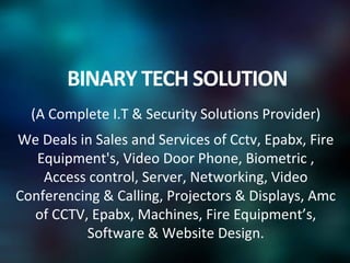 Binary tech solution | PPT