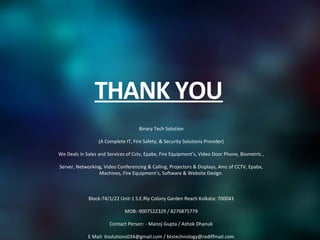 Binary tech solution | PPT